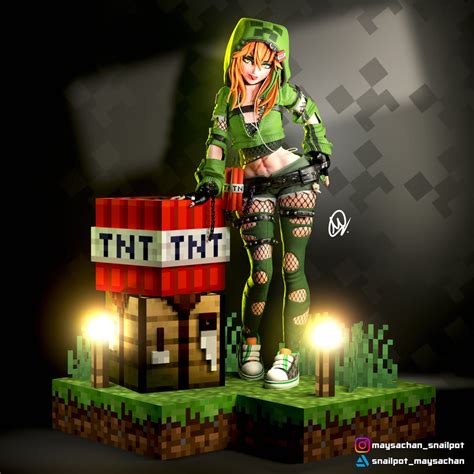 Cupa The Punk Creeper Rblender