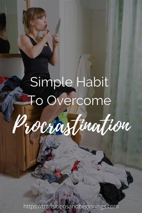 Simple Habit To Overcome Procrastination Procrastination Overcoming