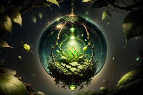 Premium Ai Image Creative Abstraction Of Vine Man In Light Bulb In