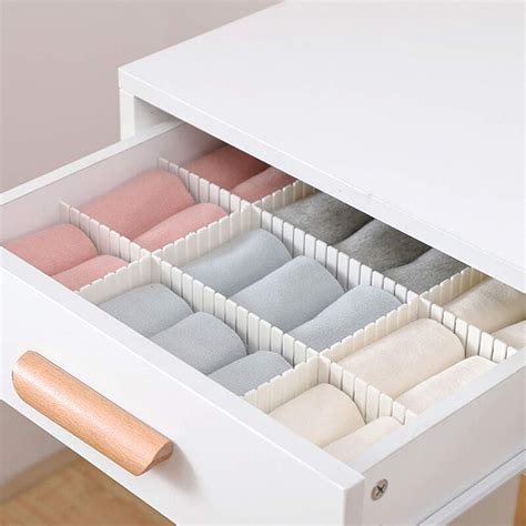 Adjustable Grid Clapboard Drawer Dividers DIY Plas Grandado