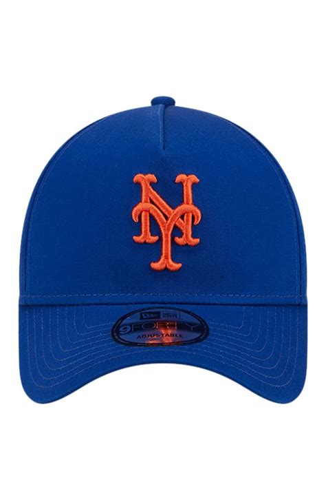 New Era Mens New Era Royal New York Mets Team Color A Frame 9forty