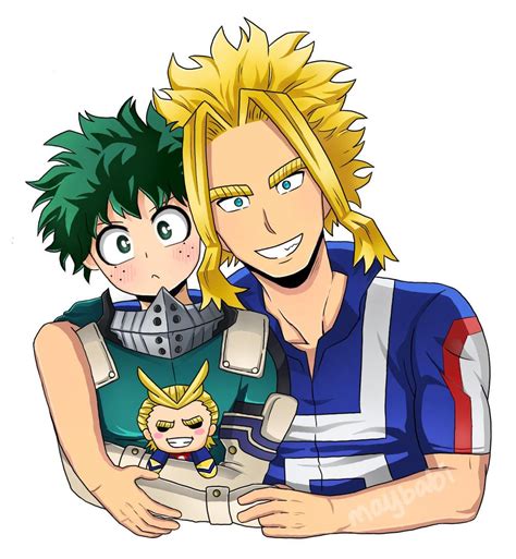 Deku And Young All Might Art By Me Rpics