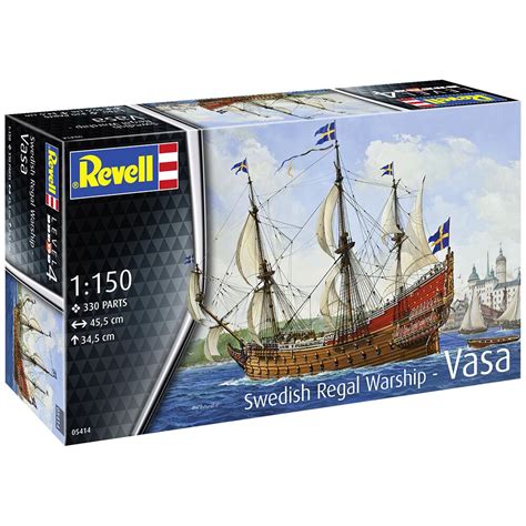 Revell Swedish Regal Warship Vasa Model Kit Scale 1150