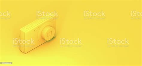 노란색 디지털 카메라 3d 일러스트 3d 렌더링 디지털 카메라에 대한 스톡 사진 및 기타 이미지 디지털 카메라 오래된 멀티미디어 Istock