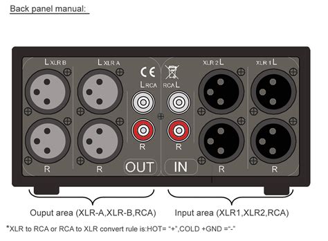 Mini 3 Way Xlrrca Adapter Audio Splitter Switcher Box Selector Passive