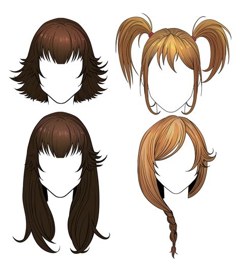 Anime Girl Hairstyles Ponytail