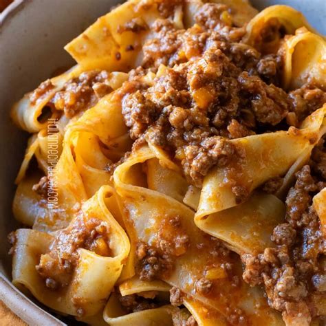 Easy And Festive Pappardelle Bolognese For Holiday Dinners Italian