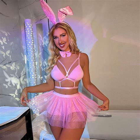 Pink Bunny Outfit Lingerie Set Amorino