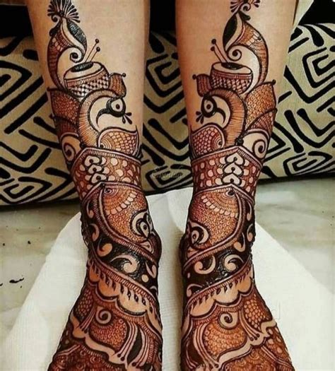 Bridal Mehndi Design For Legs 2026 Finetoshine