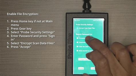 Iprobe Plus Enable File Encryption Youtube