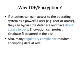 Oracle Transparent Data Encryption TDE 12c PPT