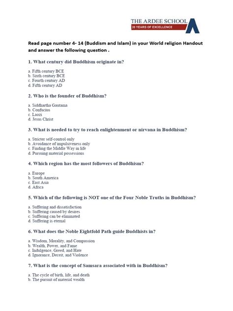 Grade 6 Homework 2 Pdf Nirvana Religious Belief And Doctrine