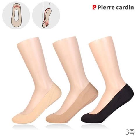 여자 무봉제 3족 실리콘 미끄럼 방지 덧신 양말