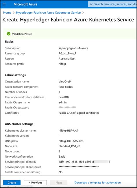 Deploying A Hyperledger Fabric Template On Azure K Sap Community
