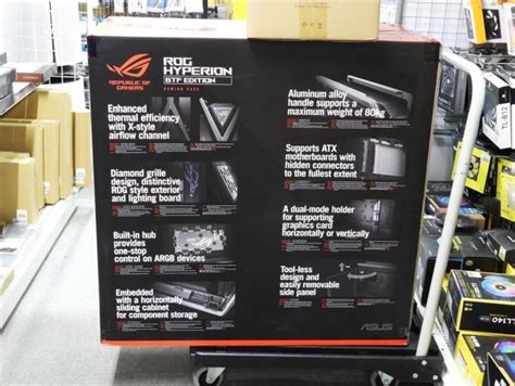 Asus「btf」シリーズ対応の高拡張フルタワーpcケース「rog Hyperion Gr701 Btf Edition」発売開始