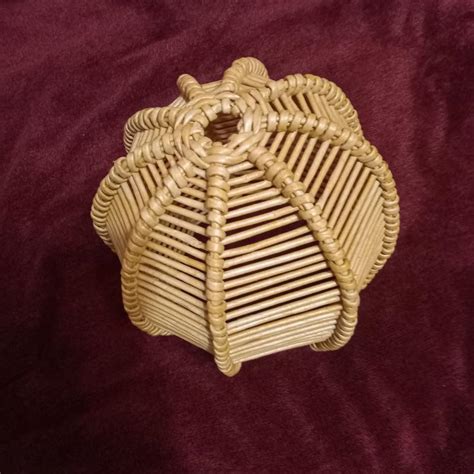 Абажур из бумажной лозы — цена 290 грн в каталоге Светильники Купить товары для дома и быта по