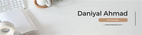 Daniyal Ahmad Web Developer Fiverr Linkedin