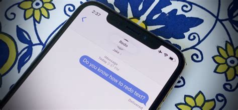 Un Delete Text On Your IPhone With One Swipe IOS IPhone Gadget Hacks
