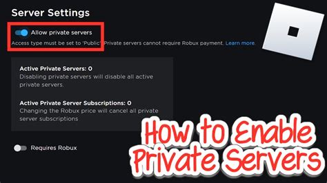 How To Make Private Servers For Your Roblox Games 2025 Youtube