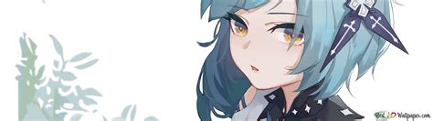 Alone Girl Eula Pretty Golden Eyes Genshin Impact 2k Wallpaper Download