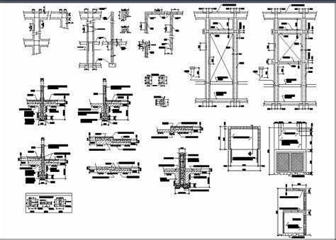 Structural Details In Autocad Cad Download 21243 Kb Bibliocad