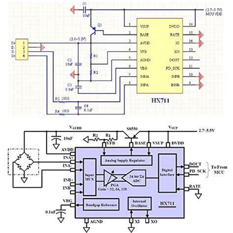 Arduino Strain Gauge Circuit Diagram
