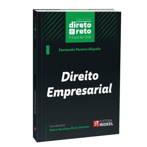 Direito Empresarial Coleção Direto e Reto ª Fase OAB ª Edição Shopee Brasil