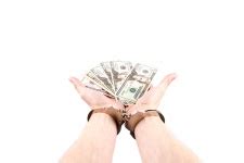 Hands In Handcuffs Hold Money Free Stock Photo Public Domain Pictures