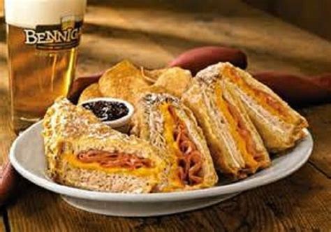 Irresistible Bennigan S Monte Cristo Sandwich With Ham Cheese And Turkey