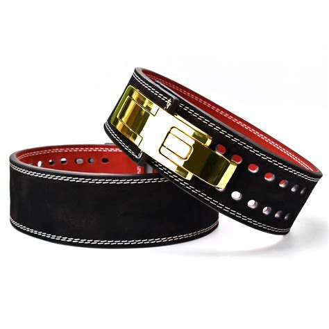 Pd Power Lift Belt Quick Buckle Lever Professional Cowhide Protective
