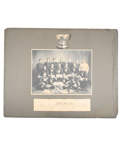 Lot Detail Montreal Amateur Athletic Association Maaa Hockey
