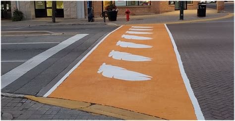 Commemorating Victims And Survivors Orange Crosswalk Proposed In