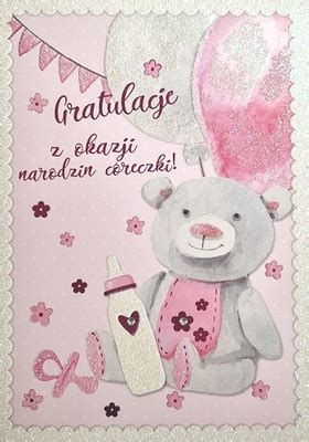 Kartka Gratulacje z okazji Narodzin Córki D GM oficjalne archiwum Allegro