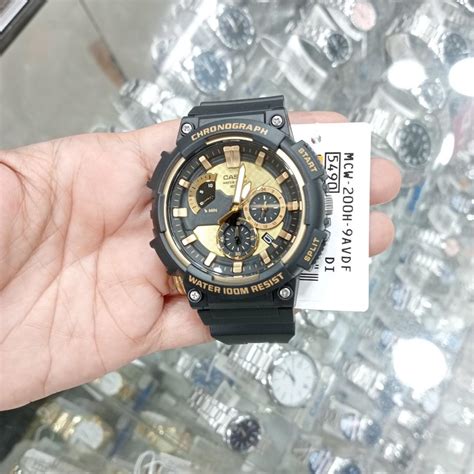 Casio Analog Black Chronograph Mens Fashion Watches And Accessories