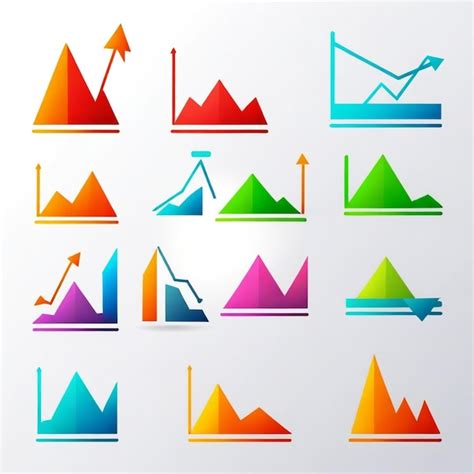 Colorful Icons With Arrows Pointing To The Right And The Word Graph On The Bottom Premium AI