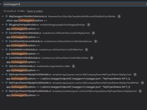 Use Abpswaggerui For All Modules And Templates · Issue 6040
