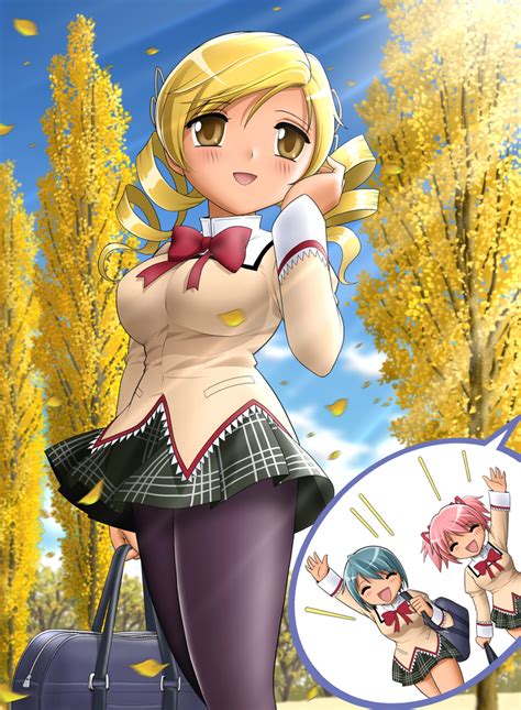 Safebooru 3girls Bag Blonde Hair Blue Hair Blush Breasts Closed Eyes