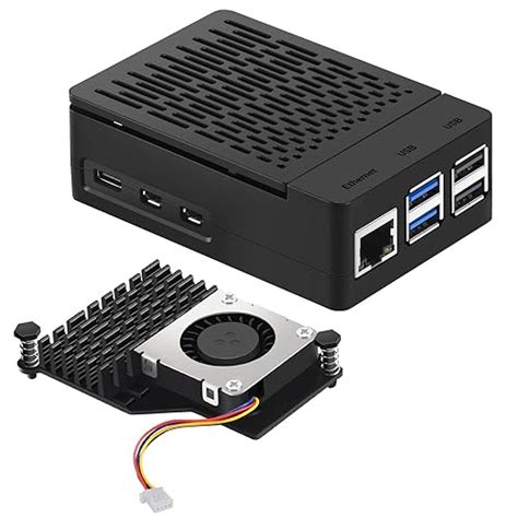 Iuniker Case For Raspberry Pi 5 Case For Raspberry Pi Pi 5 Fan Abs