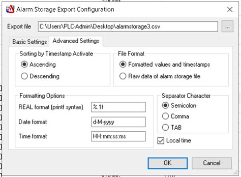 Codesys Forge Codesys Forge Talk Runtime 🇬🇧 Export Alarms