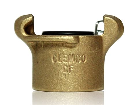 Clemco Cf Brass Coupler For 1 14 Inch Threaded Nipple