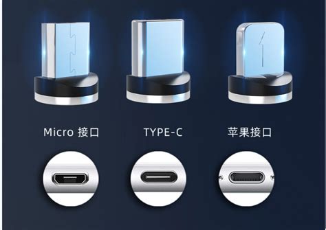 Streaming Magnetic Field Led Flowing Light Usb 3 In 1 Micro Type