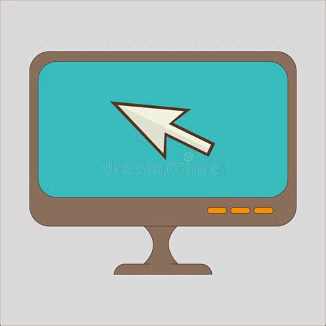 Computer Pointer Arrow Stock Vector Illustration Of Digital