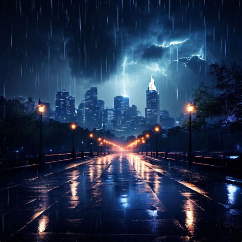 Night Sky Burgeoning With Heavy Rain Clouds By Papaizinho Mm Playground