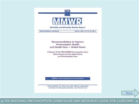 Ppt Every Woman Every Time Integrating Preconception Health Into