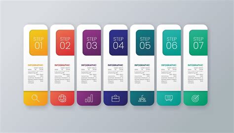 7 Step Infographic To Success 55001760 Vector Art At Vecteezy