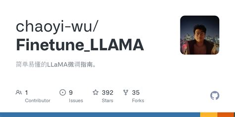 Finetune Llama Finetune Pp Py At Main · Chaoyi Wu Finetune Llama · Github
