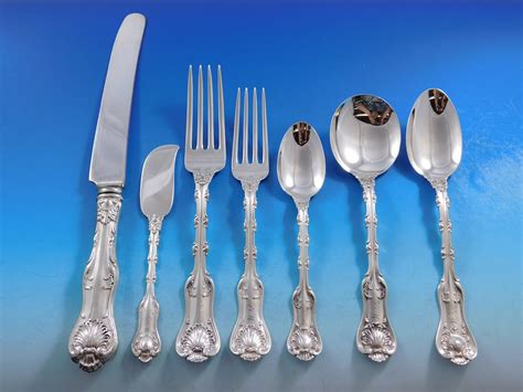 Imperial Queen By Whiting Sterling Silver Flatware 12 Set Service 94