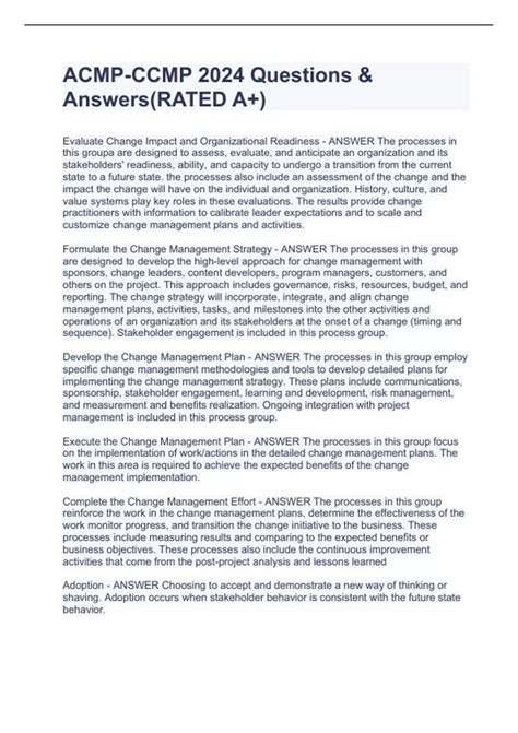 Acmp Ccmp 2024 Questions And Answersrated A Acmp Ccmp Stuvia Us