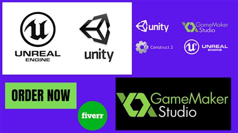 Develop Game Video Game Professionally In Game Maker Unity Unreal